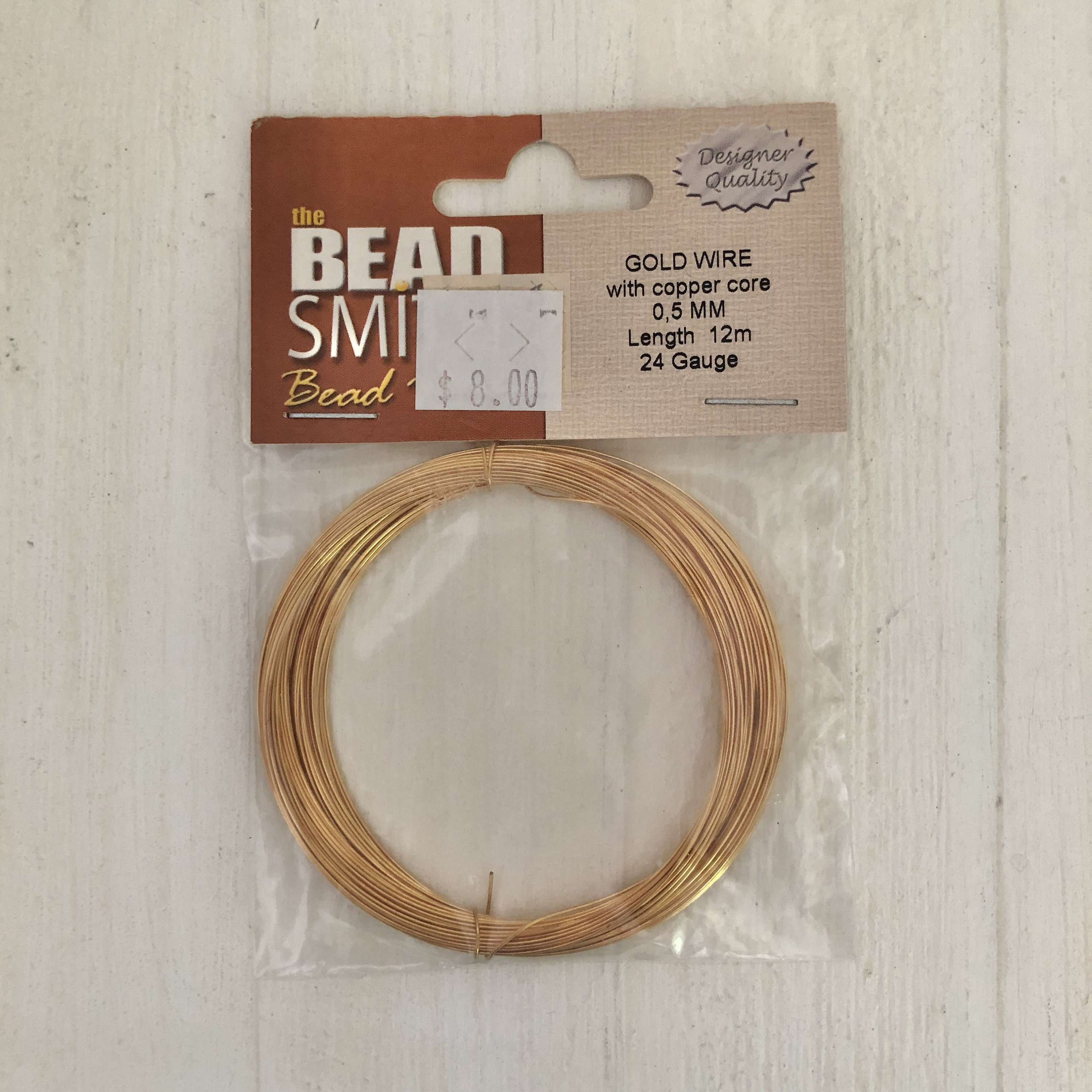The Beadsmith Bead Wire, Brass Wire W Copper Core, Gold Wire W Copper ...