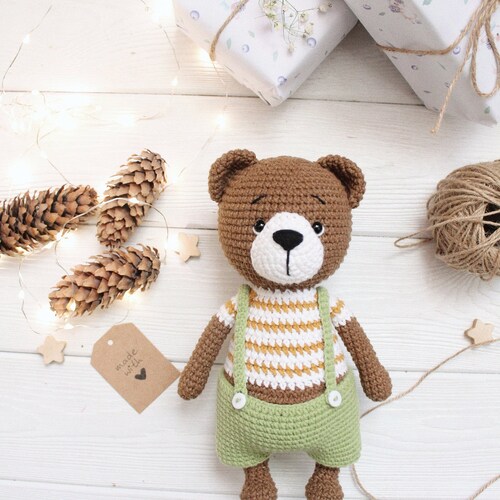 Crochet Pattern Amigurumi Mini Bear - Etsy