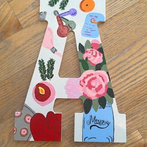 Custom Painted Letters, Hand Painted Letters, Gift for Kids, Kid Room ...