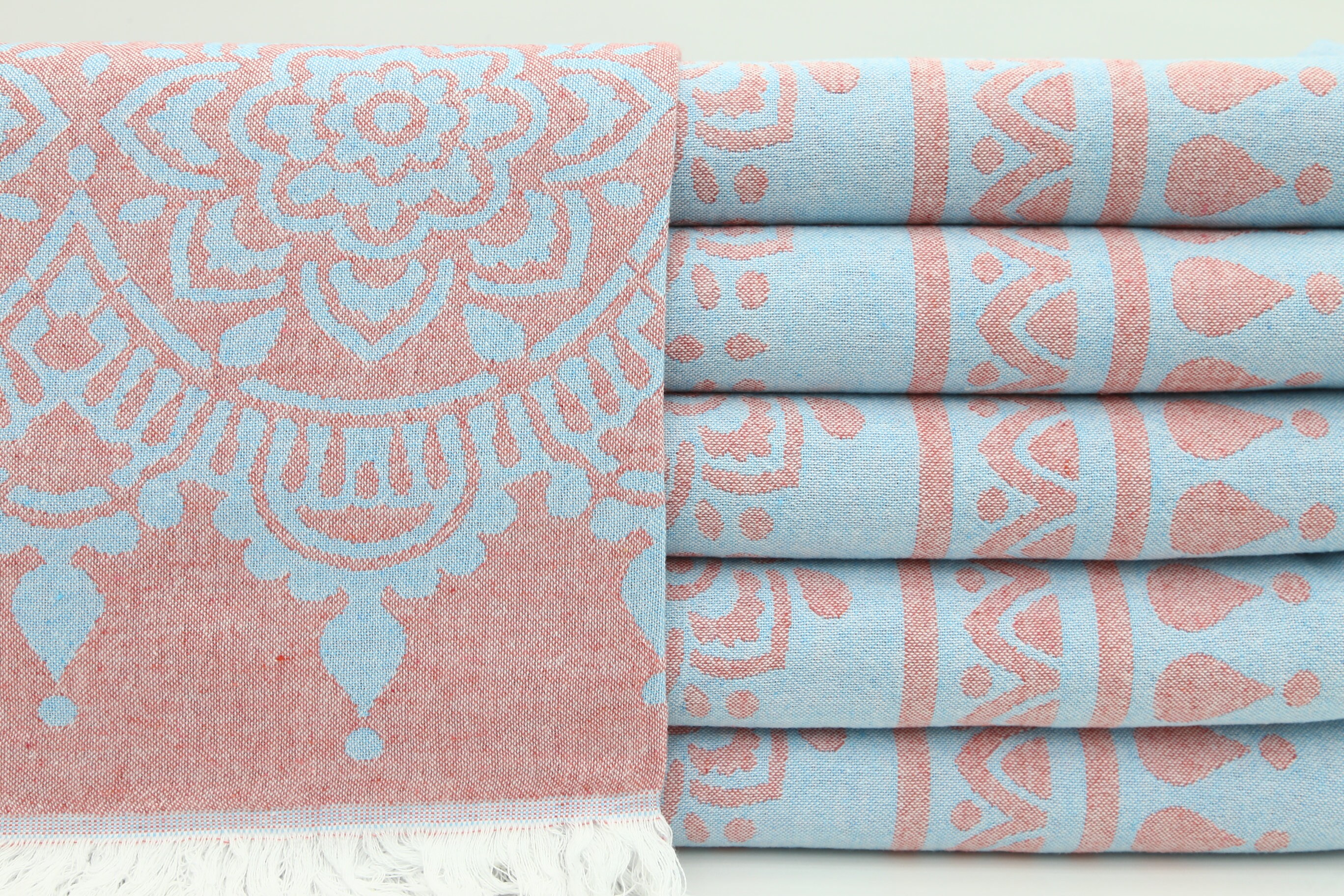 Toalla turca toalla turquesa toalla diseñada toalla naranja | Etsy