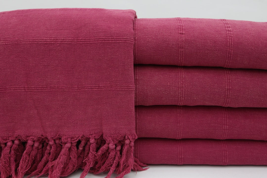 Turkish Bedspread,stonewashed Blanket,home Decor,67"x95",wholesale ...