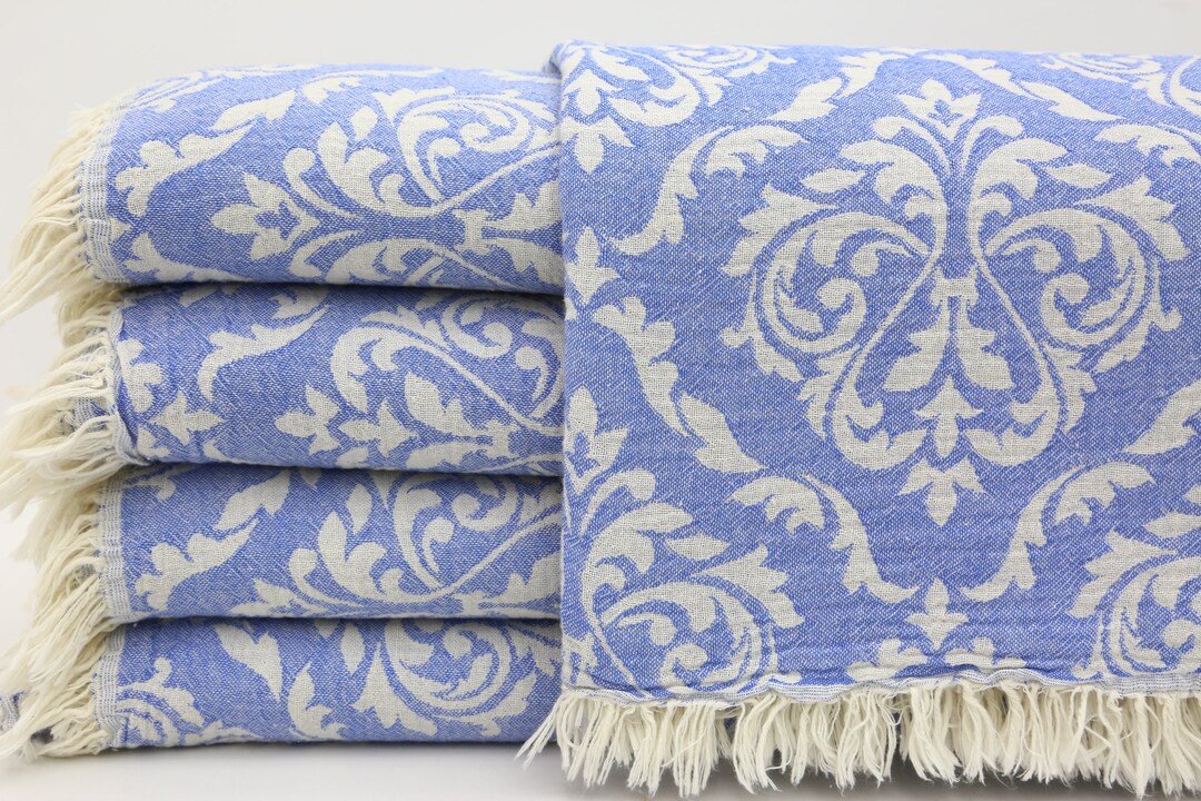 Turkish Blanket,baroque Design Blanket,housewarming Gift,blankets and ...