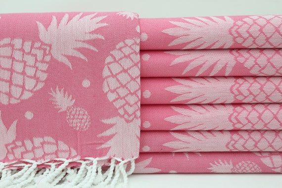 Pink Beach Towelturkish Towelbachelorette Party - Etsy