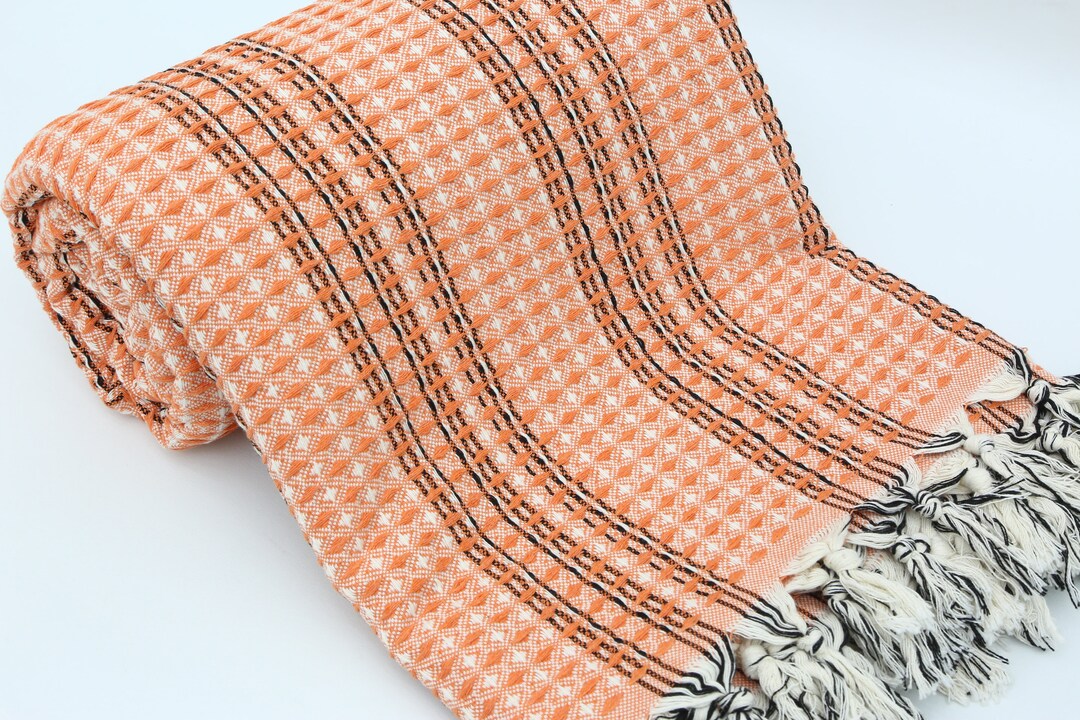 Turkish Bed Cover,orange Bed Cover,bulk Bed Cover,throw Bedspread,79 ...