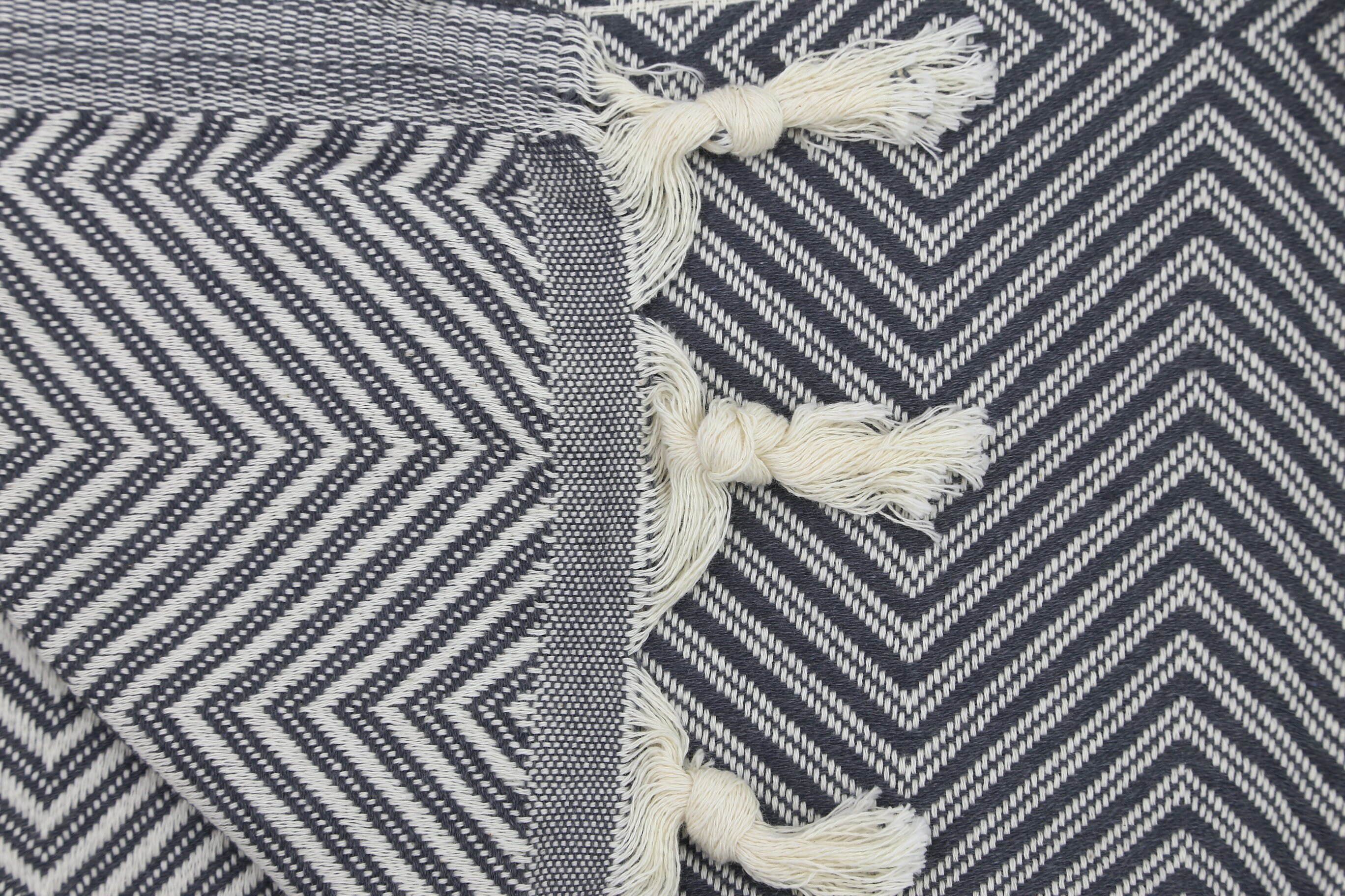 Turkish Blanket,dark Gray Turkish Bed Cover,cozy Bed Cover,79"x91 ...