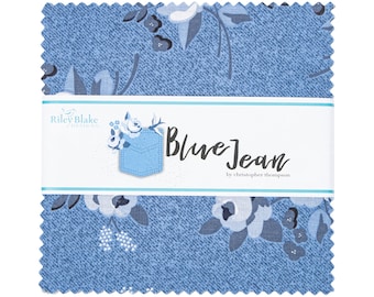 Blue Jean Charm Pack - Etsy