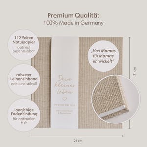 Babybuch - Meilensteinbuch & Fotoalbum Baby / Babyalbum / Baby Album ...