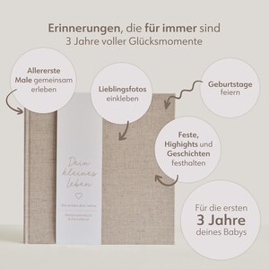 Babybuch - Meilensteinbuch & Fotoalbum Baby / Babyalbum / Baby Album ...