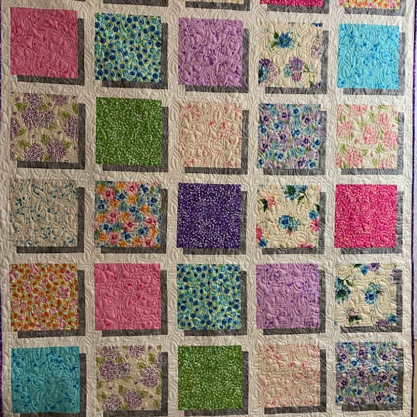 Shadow Box Quilt Pattern - Etsy