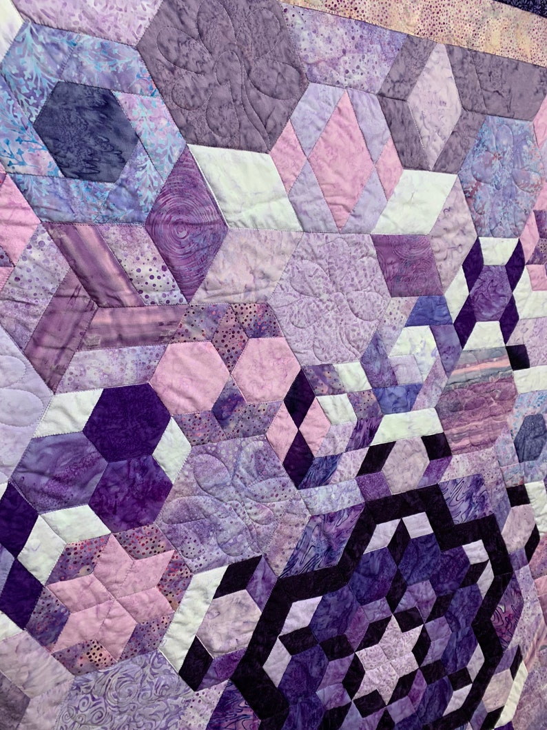 Hexagon Quilt - Etsy