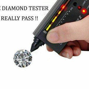 Moissanite Drop Earrings for Women, 925 Sterling Silver Sparkling 3 Ct ...