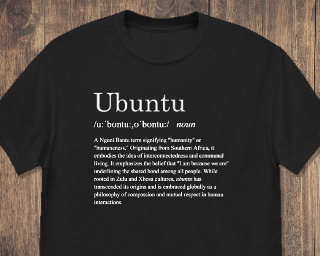 Ubuntu Definition Men's Short Sleeve T-shirt | Bantu Zulu Xhosa English ...