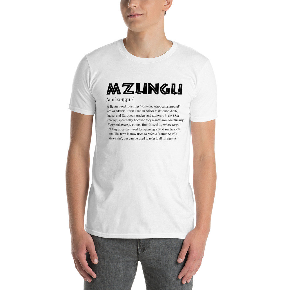Mzungu Definition T-shirt | Swahili Africa Travel Gift - Etsy