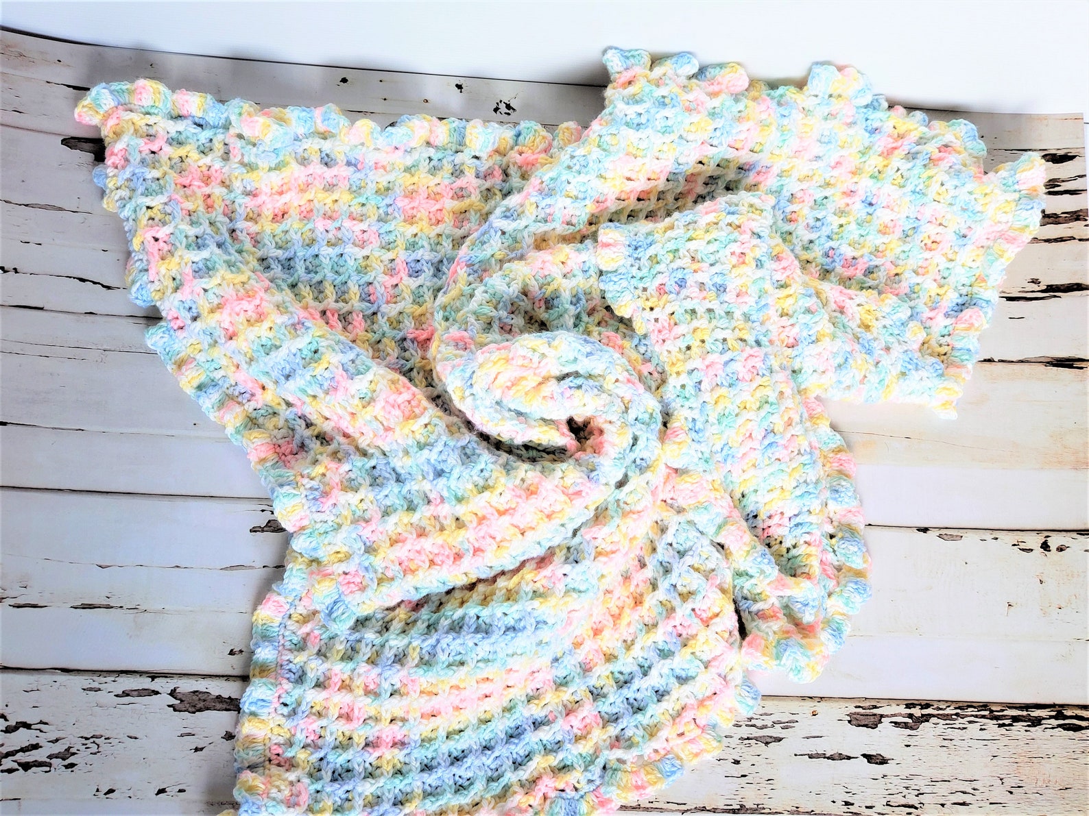 Waffle Stitch Baby Blanket Crochet PATTERN / Easy Crochet - Etsy