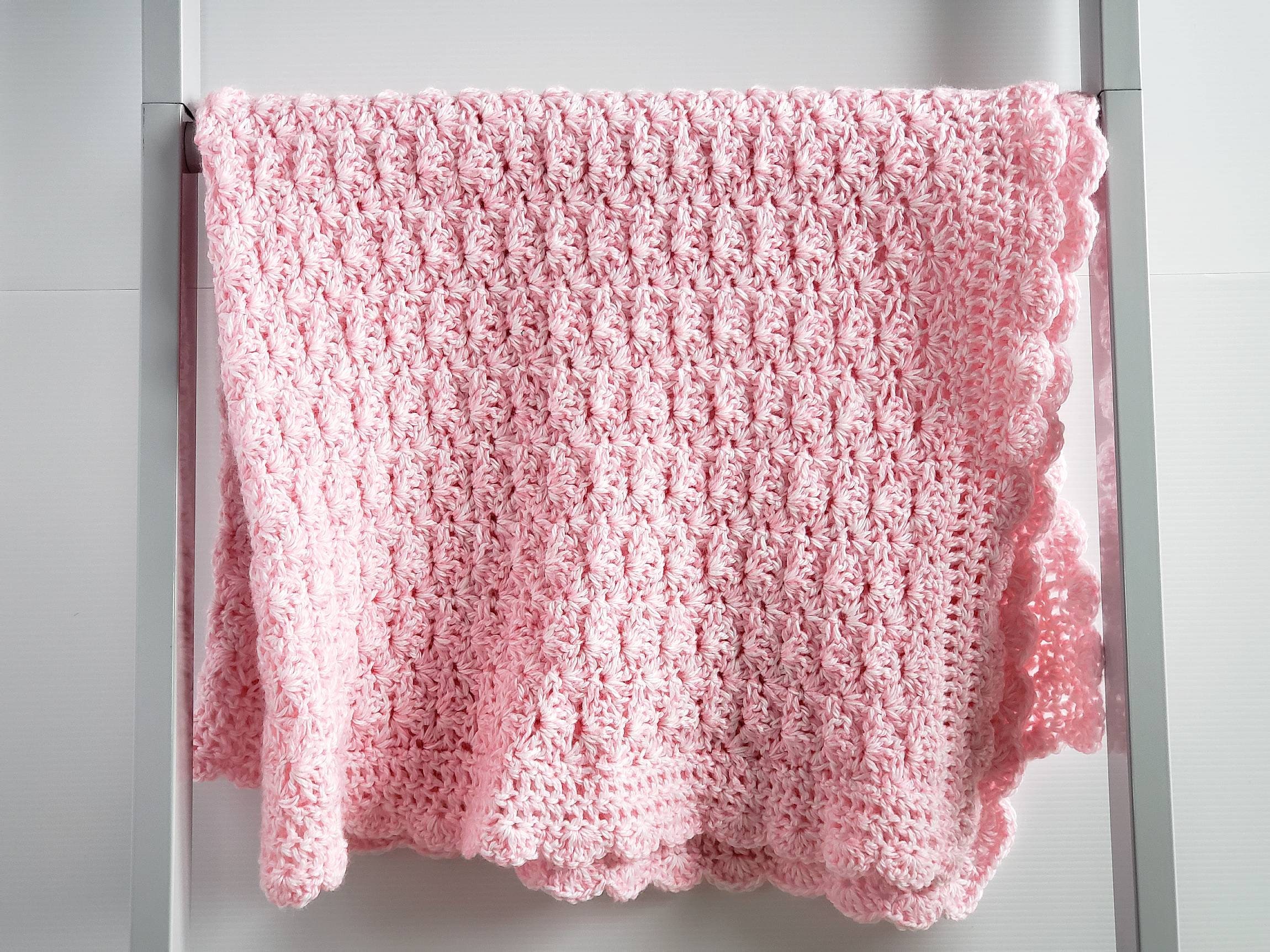 Shell Stitch Baby Blanket Crochet Pattern (PDF Download) - Etsy