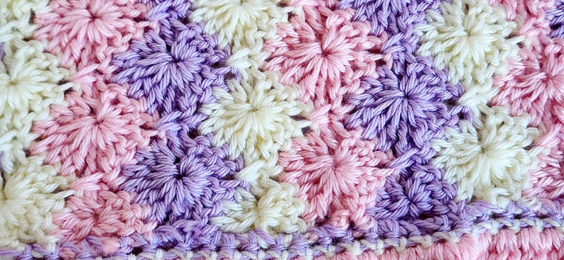 Harlequin Stitch Crochet Baby Blanket Pattern (PDF Download) - Etsy