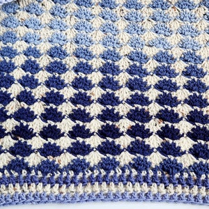 Interlocking Shell Stitch Crochet Blanket Pattern: Easy Afghan (PDF ...