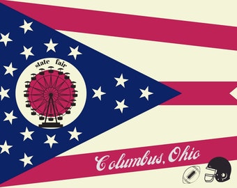 Ohio State Postcard. - Etsy