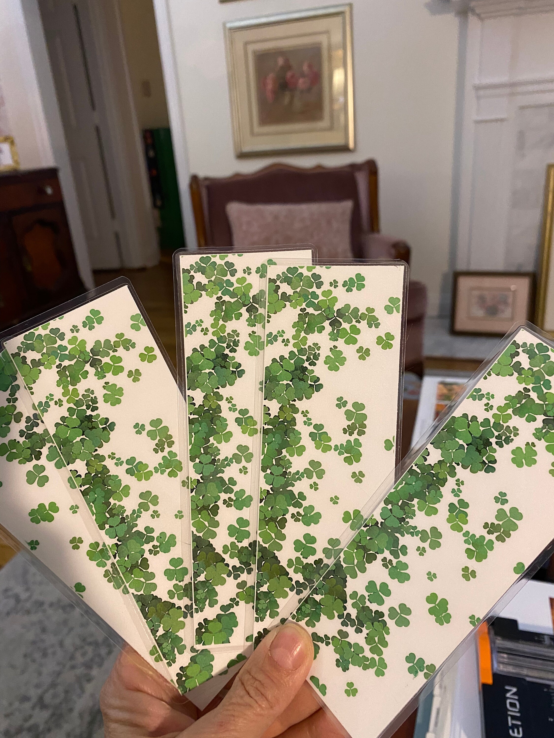 Shamrock Bookmark - Etsy
