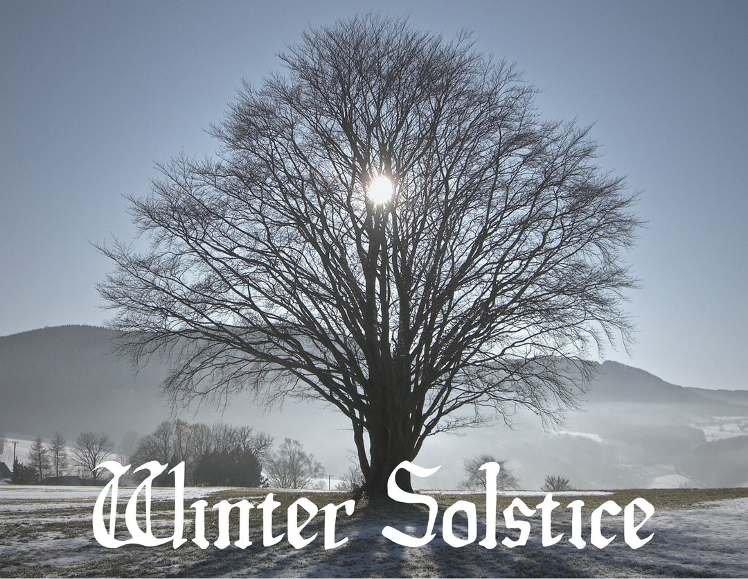 Winter Solstice Postcard - Etsy