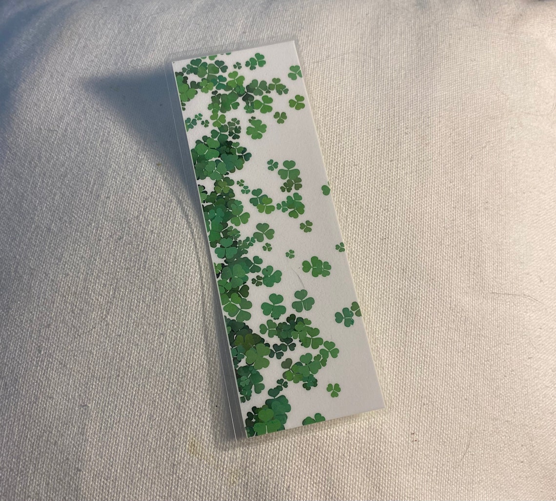 Shamrock Bookmark - Etsy
