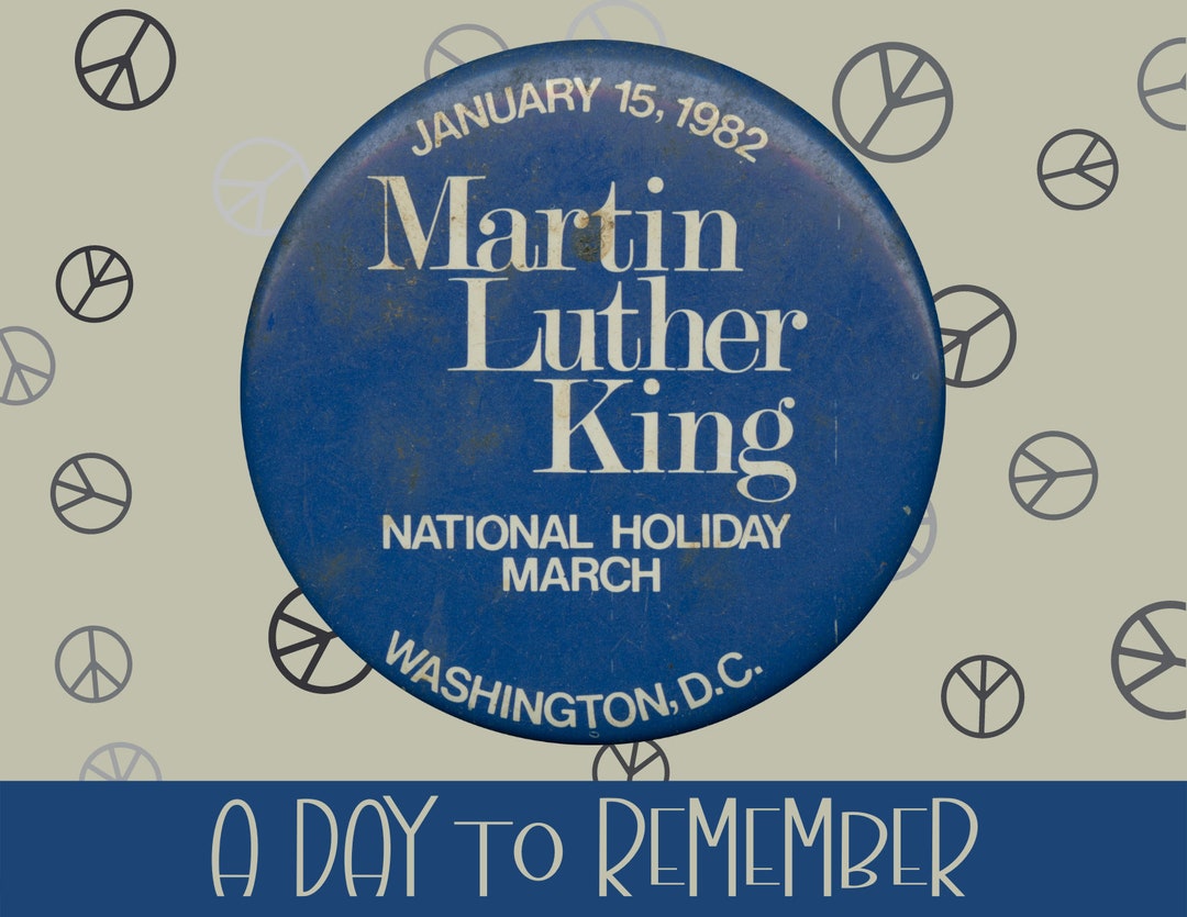 MLK Postcard, Martin Luther King Day - Etsy