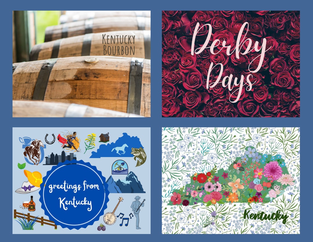 Kentucky Postcard Bundle, I Love Kentucky - Etsy