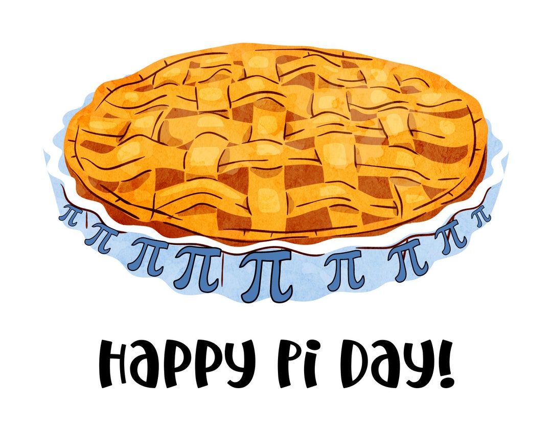 Pi Day Postcard - Etsy