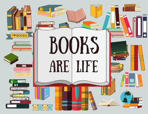 Fantastic Book Postcard Books Are Life Postcard Gift for | Etsy