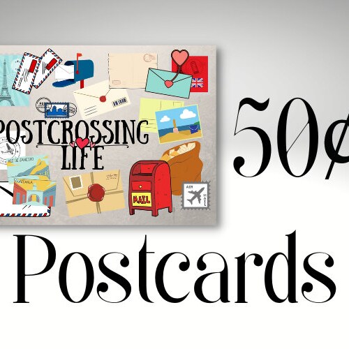 UNITED STATES Postcrossing Labels Personalize Postcards With - Etsy