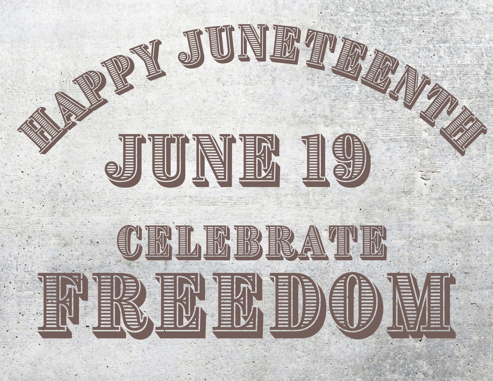 Juneteenth Postcard, Happy Juneteenth Card, Emancipation Day Postcard ...