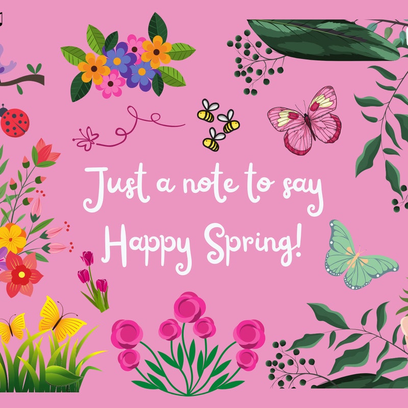 Happy Spring - Etsy