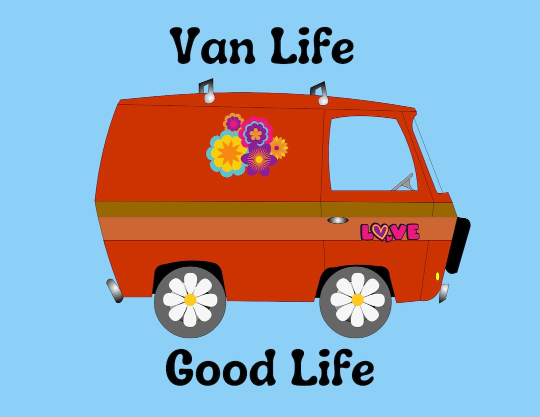 Van Life is the Good Life Postcard - Etsy