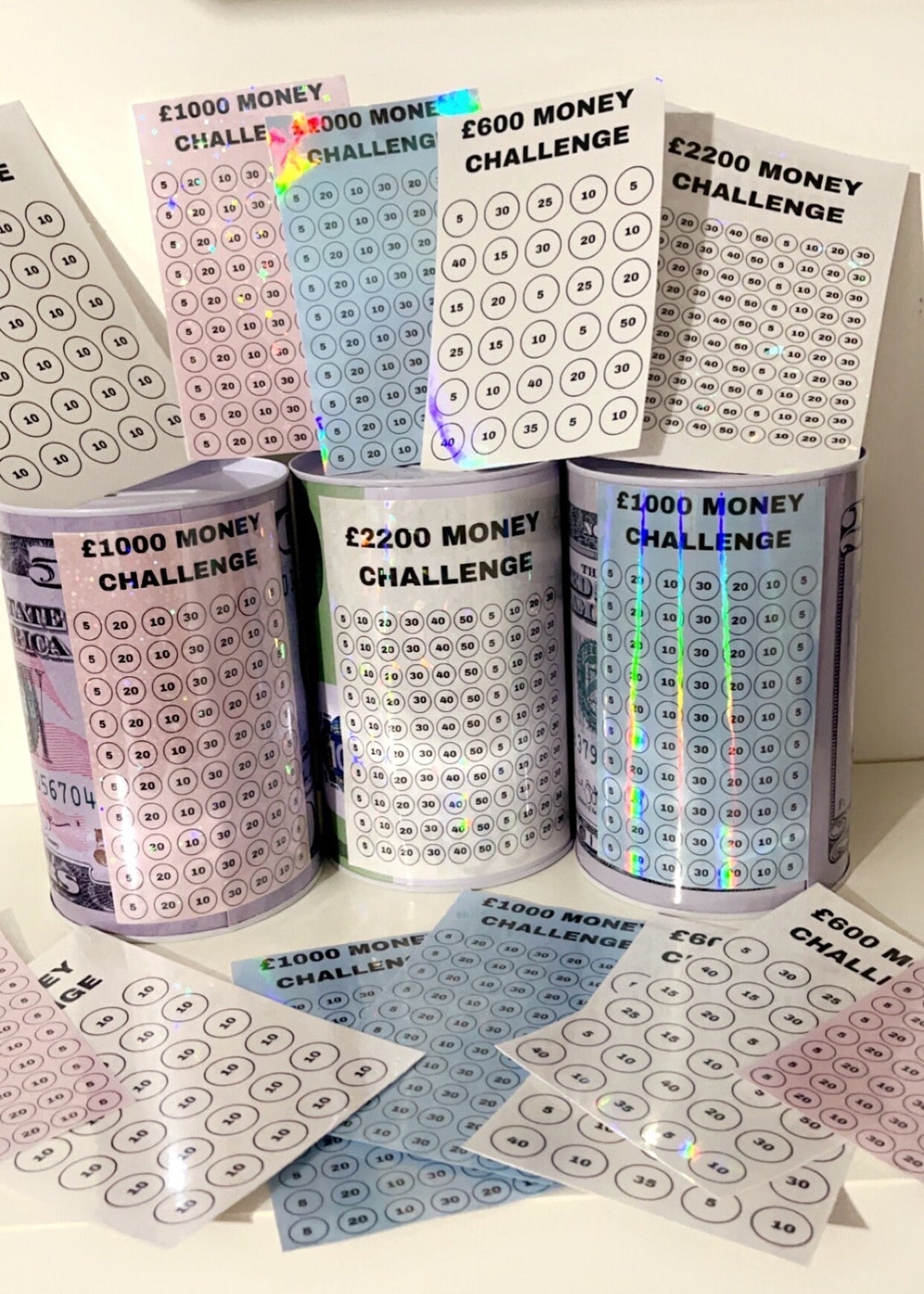 Tin Tracker Sticker Money Saving Challenge | Cash Stuffing | Savings ...