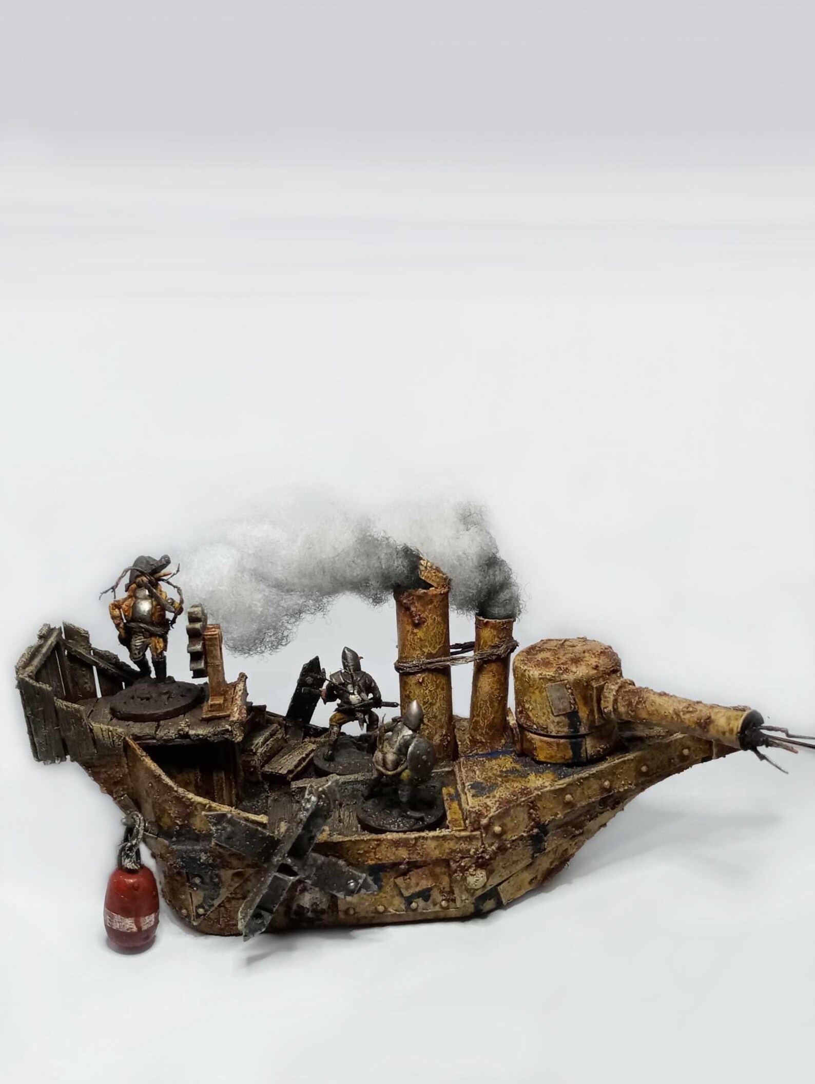 SCABZ Steamer Boat "the Wheezing Dodo" Recycled Sardine Can Scratch ...
