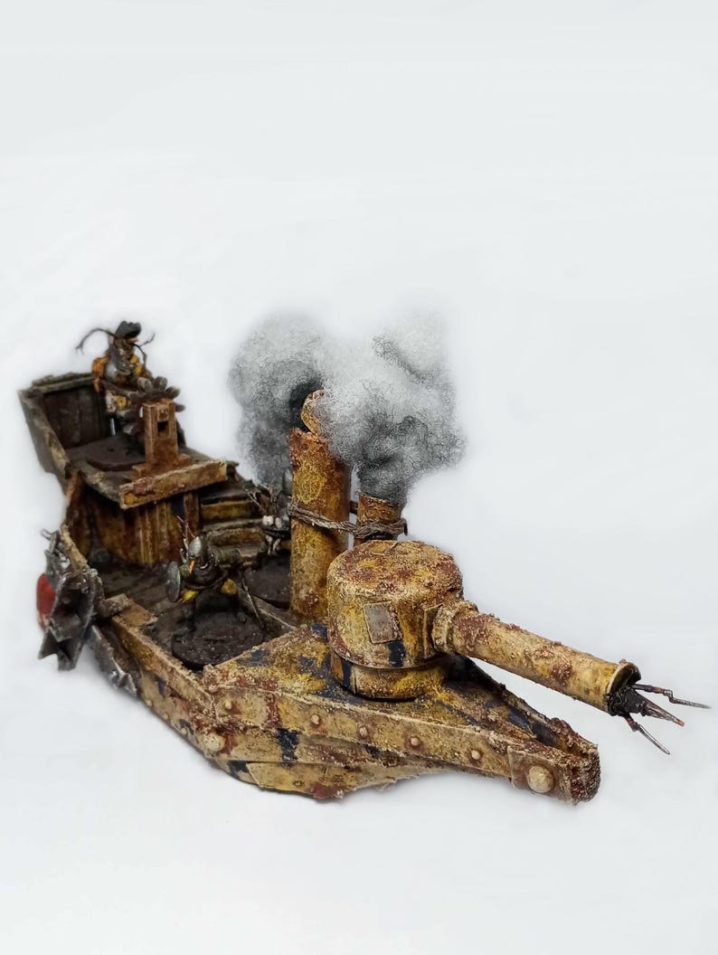 SCABZ Steamer Boat "the Wheezing Dodo" Recycled Sardine Can Scratch ...
