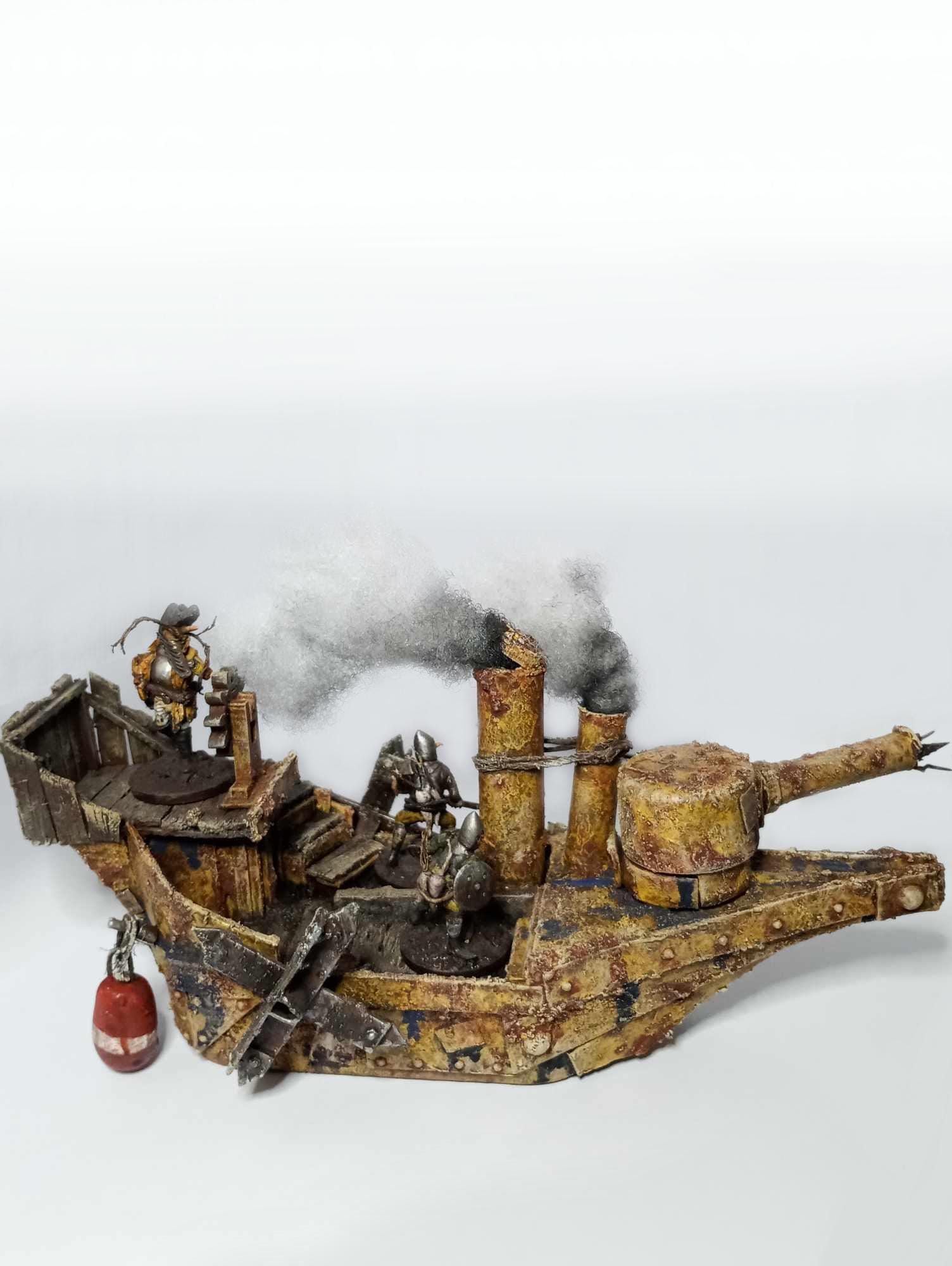 SCABZ Steamer Boat "the Wheezing Dodo" Recycled Sardine Can Scratch ...