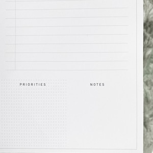 100 Page Daily Planner Notepad, to Do List, Planner, Organization 5.5x8 ...