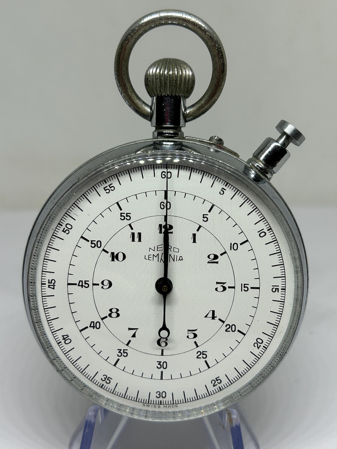 Nero Lemania MG1179 Stopwatch With 12 Hour Counter as Used by the BBC ...