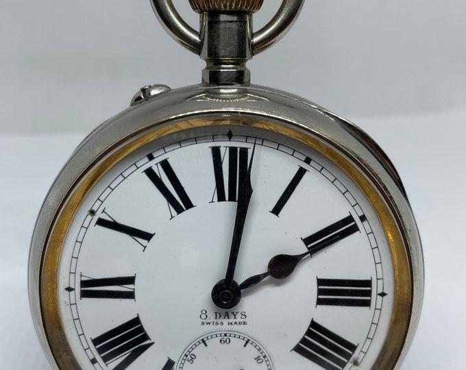 WW II Pocket Watch by Helvetia - Etsy