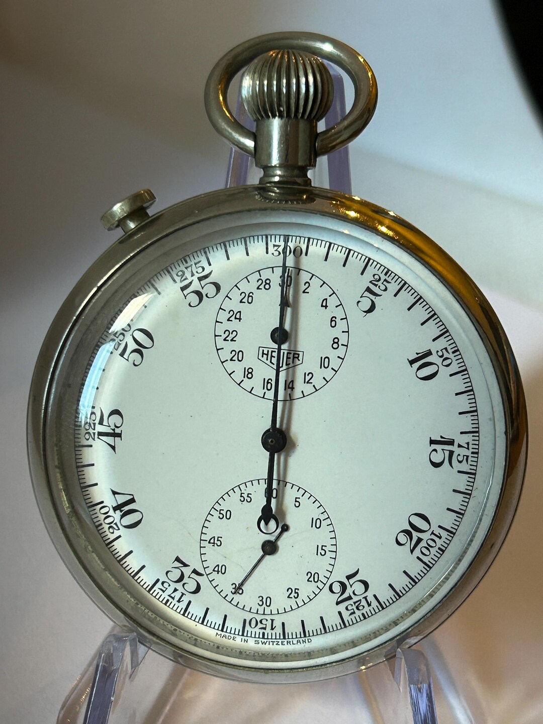 Heuer Split Second Stop Watch 50mm in Diameter - Etsy