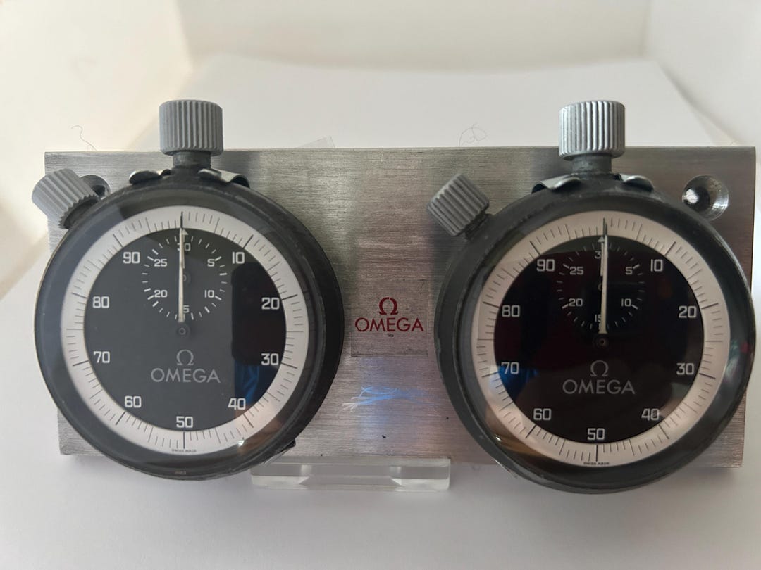 Twin Omega 9300A 'rally Timer' Complete With Mounting Plate - Etsy