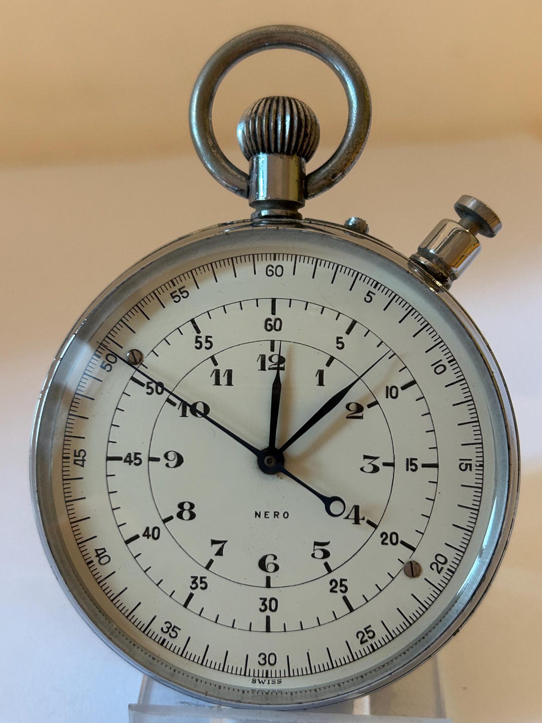 Nero lemania MG1179 Stopwatch With 12 Hour Counter 64mm in Diameter - Etsy