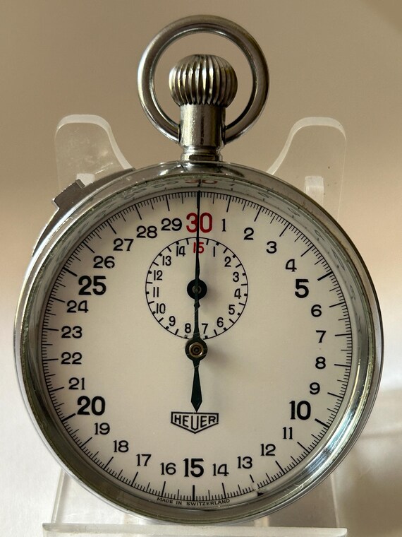 Heuer 30 second stop watch from early 1960's 50mm in … - Gem