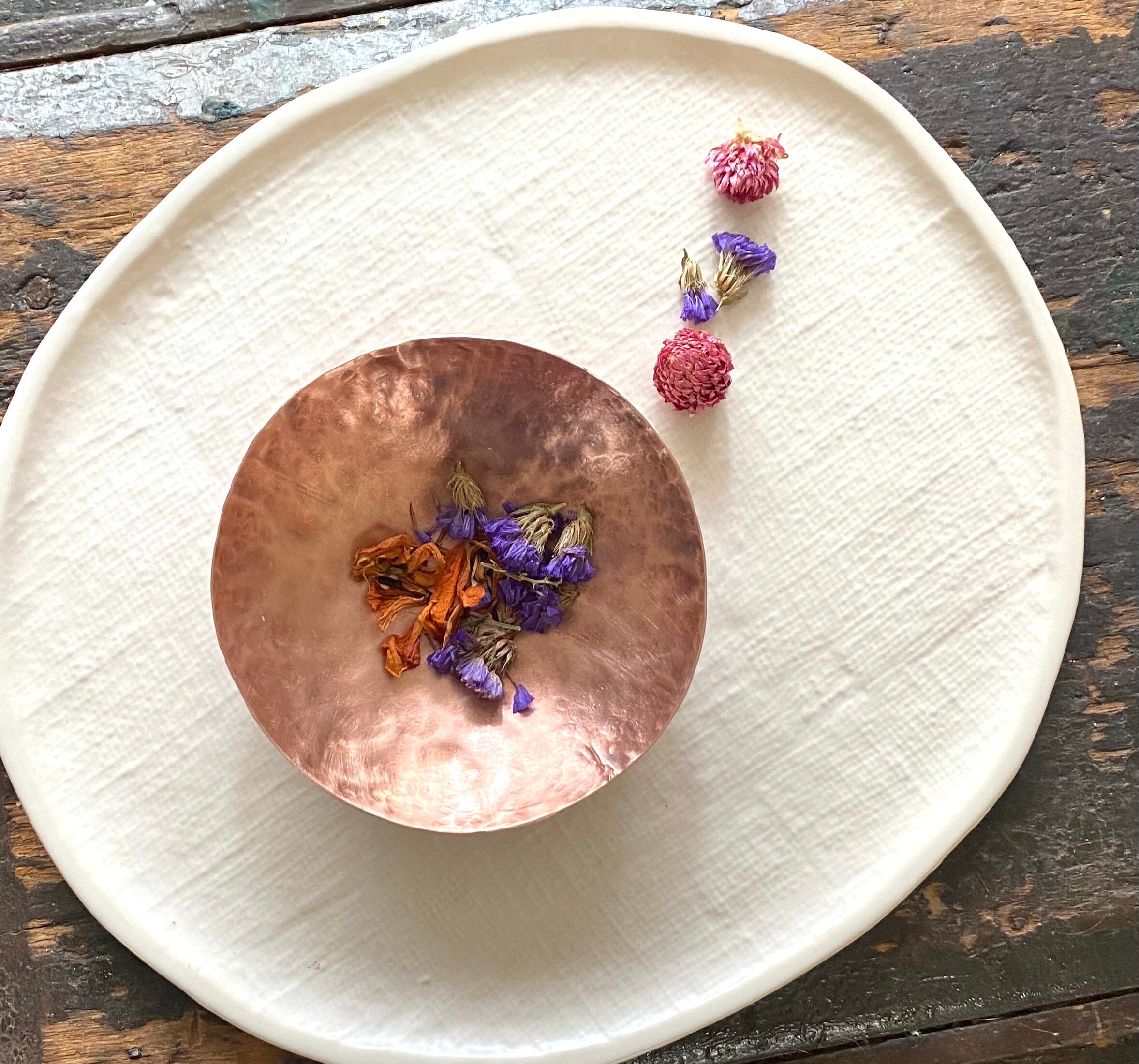 Pure Copper Bowl Copper Bowl for Altar Offerings Jewelry - Etsy