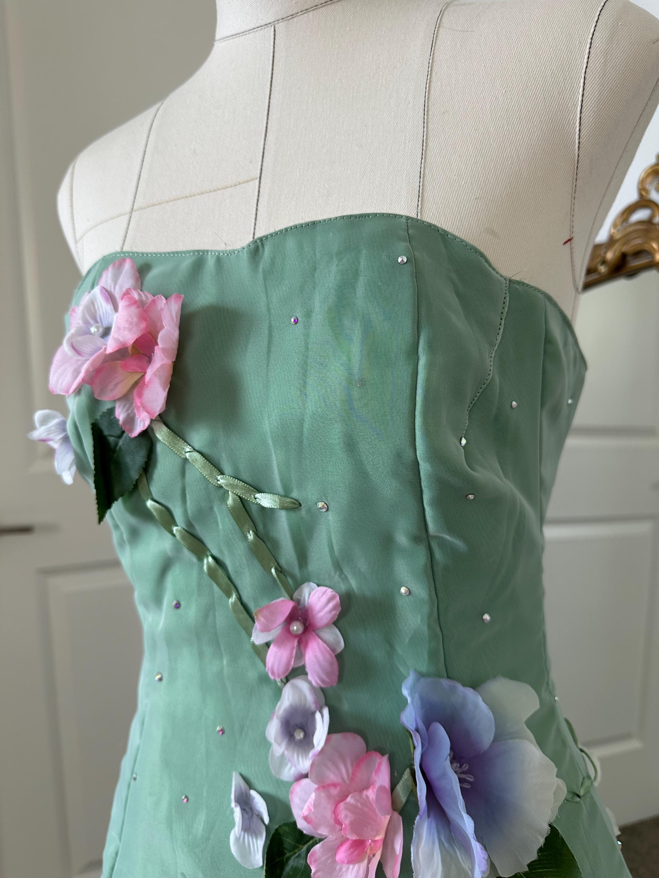 Tinkerbell Floral Cosplay Costume Dress Size XS - Etsy