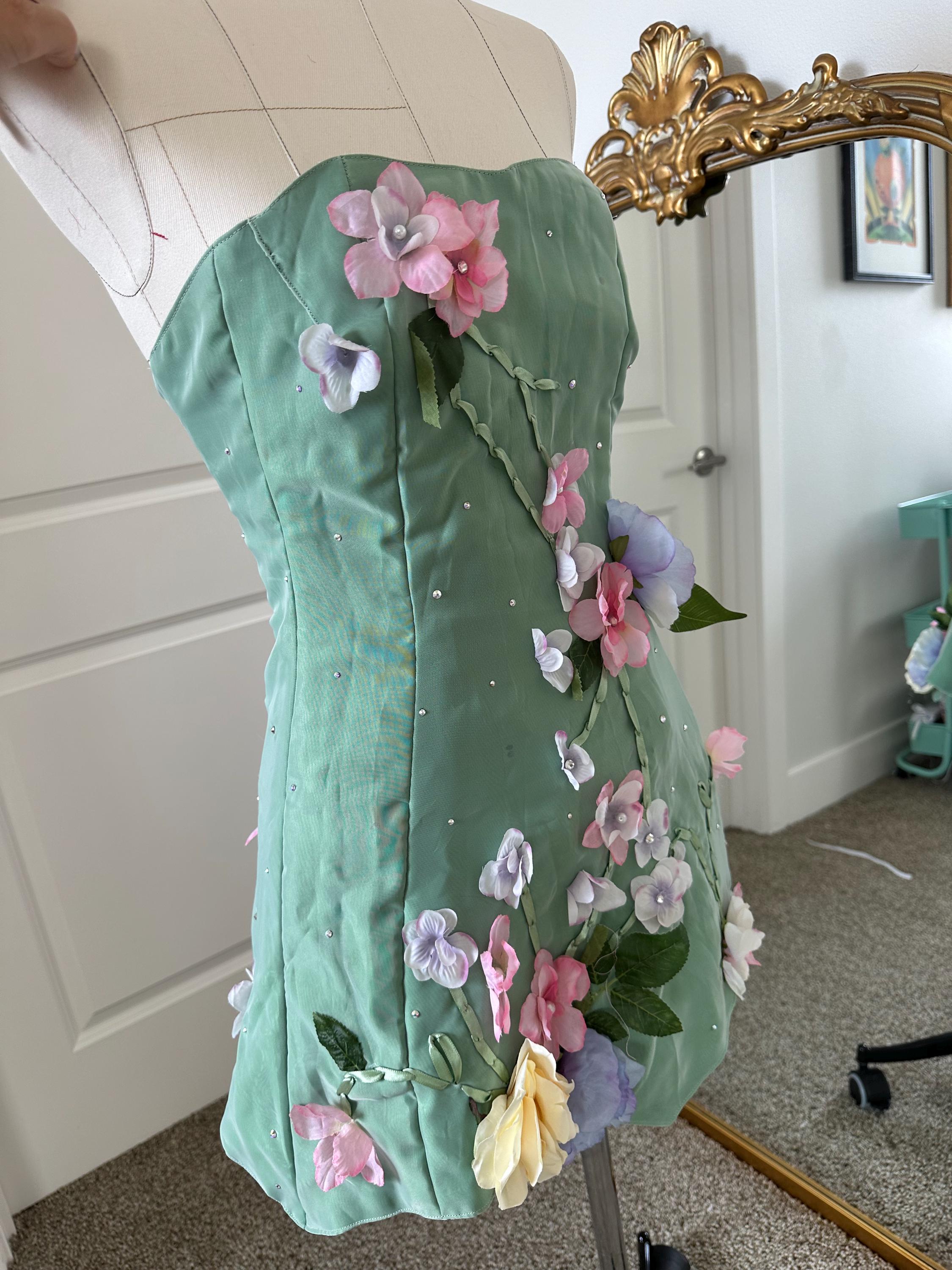 Tinkerbell Floral Cosplay Costume Dress Size XS - Etsy