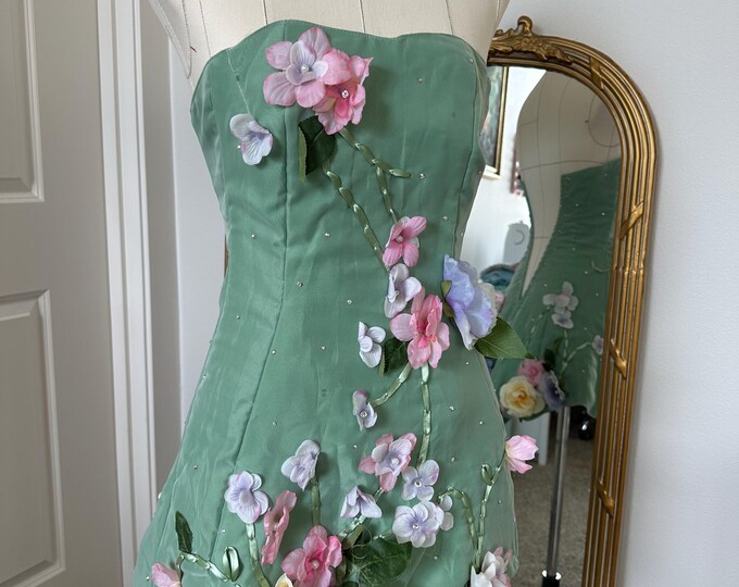 Tinkerbell Floral Cosplay Costume Dress Size XS - Etsy