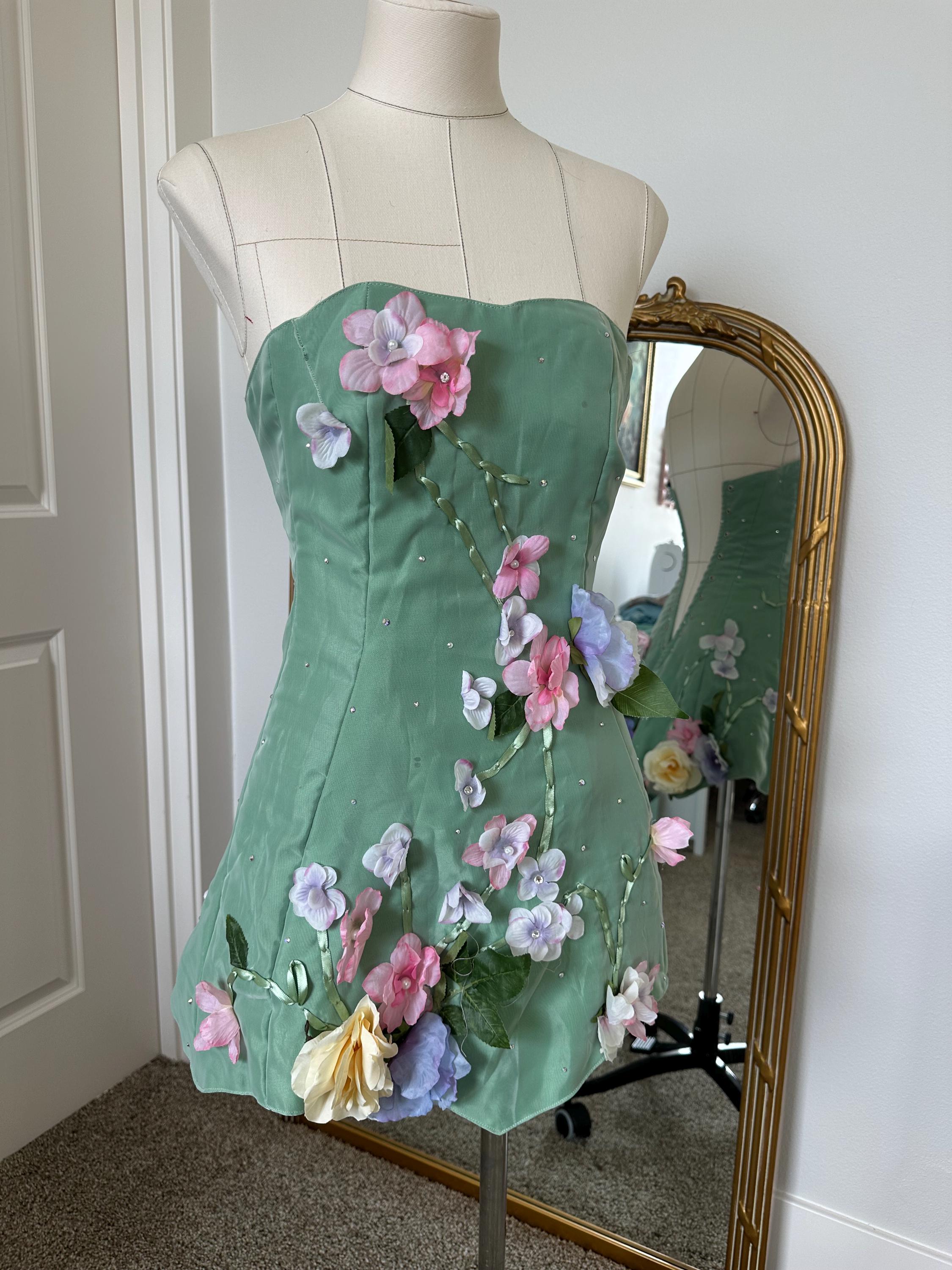 Tinkerbell Floral Cosplay Costume Dress Size XS - Etsy