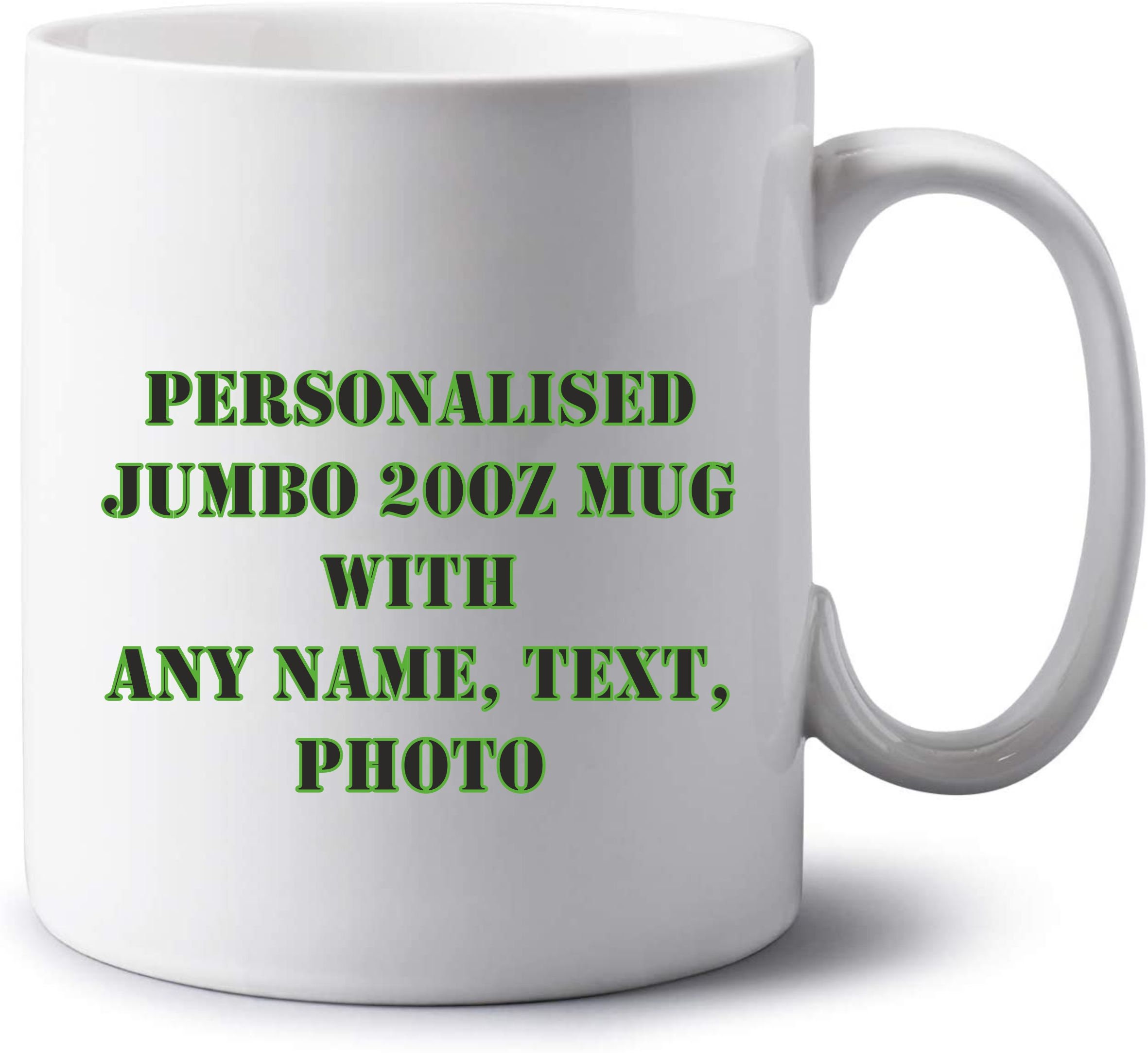 Personalised Jumbo 20oz Mug Extra Large Tea Coffee Big Mug Custom Name ...